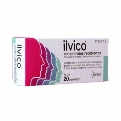 ILVICO 20 COMPRIMIDOS RECUBIERTOS - Farmacia Parcent